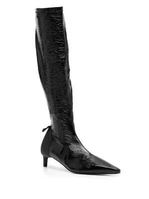 COURREGES Scuba Vinyl 30mm Leather Boots