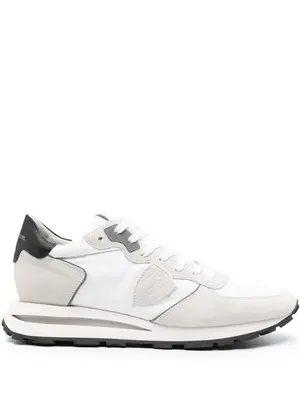 Philippe Model Panelled Lace-up Sneakers - White