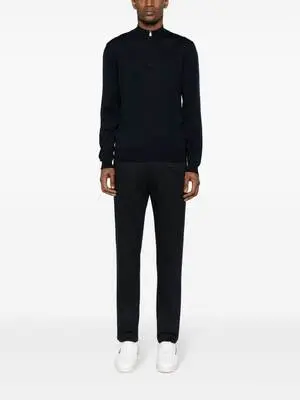 Corneliani Half-zip Jumper - Blue