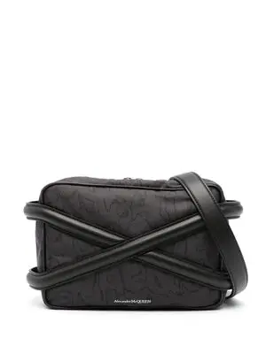 Alexander McQueen The Harness Zipped Camera Bag - Black