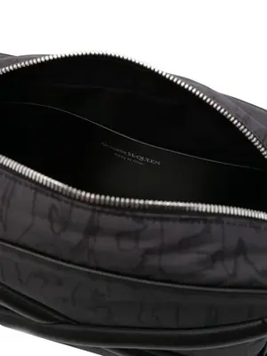 Alexander McQueen The Harness Zipped Camera Bag - Black