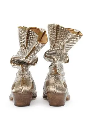 MAISON MARGIELA Tabi 55mm Slouchy Western Boots - Neutrals