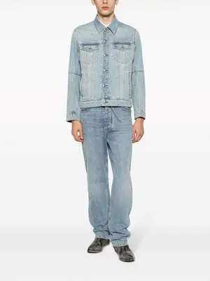 Zadig&Voltaire Kasy Spread-collar Denim Jacket