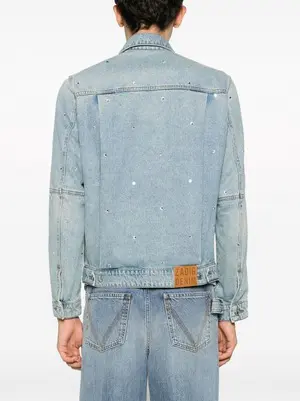 Zadig&Voltaire Kasy Spread-collar Denim Jacket