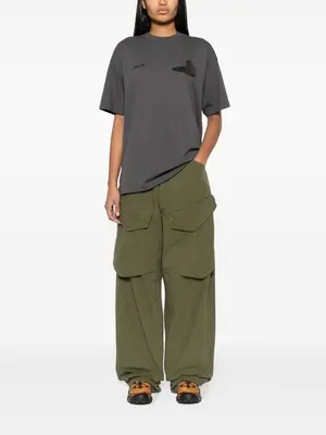 OBJECTS IV LIFE High-waist Cargo Trousers