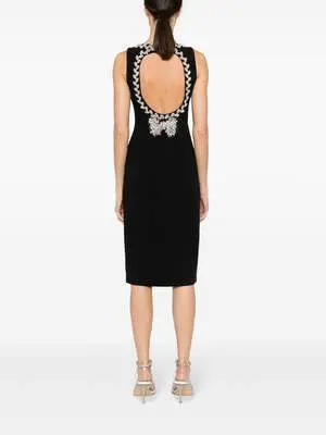 LOULOU Crystal-embellished Sleeveless Dress
