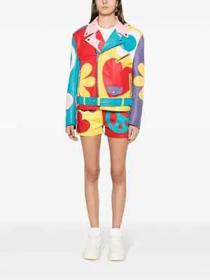 Moschino Colour-block Mini Shorts