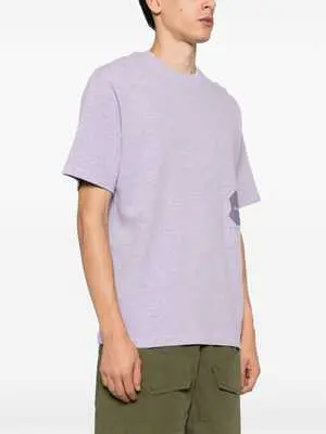 OBJECTS IV LIFE Waffle Logo-print Cotton T-shirt