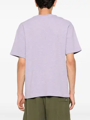 OBJECTS IV LIFE Waffle Logo-print Cotton T-shirt