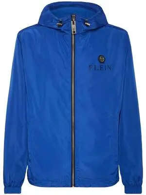 Philipp Plein Hexagon Hooded Jacket - Blue