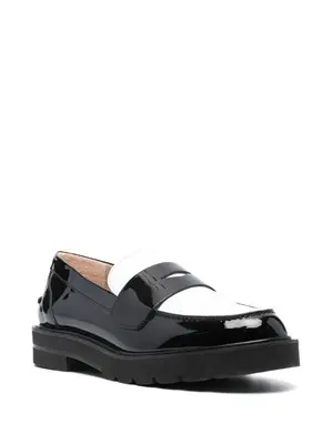 STUART WEITZMAN Palmer Leather Loafers