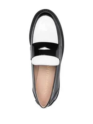 STUART WEITZMAN Palmer Leather Loafers