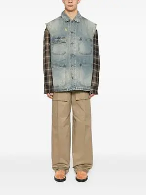 Gucci Wide-leg Cotton Cargo Trousers