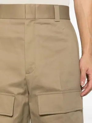 Gucci Wide-leg Cotton Cargo Trousers
