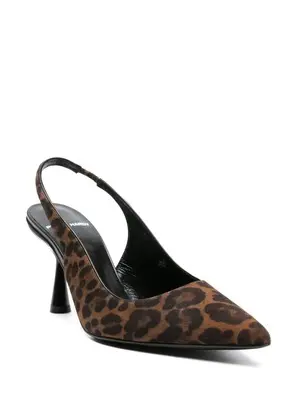 Pierre Hardy Scuba 90mm Leopard-printed Pumps