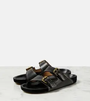Isabel Marant Lennyo Leather Slides