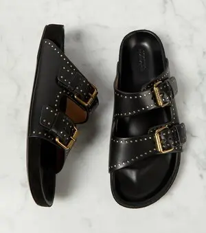 Isabel Marant Lennyo Leather Slides