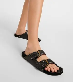 Isabel Marant Lennyo Leather Slides