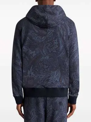 Etro Paisley-print Zip-up Hoodie