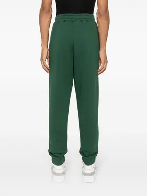 Maison Kitsuné Fox-appliqué Cotton Track Trousers