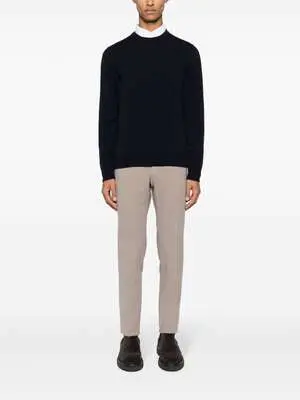 Incotex Light Grey Stretch-cotton Chinos - Neutrals