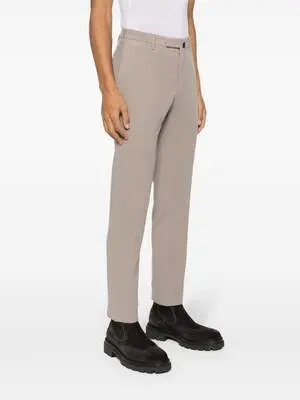 Incotex Light Grey Stretch-cotton Chinos - Neutrals