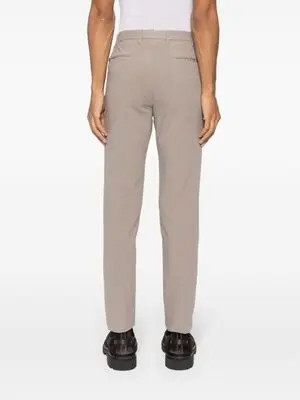 Incotex Light Grey Stretch-cotton Chinos - Neutrals