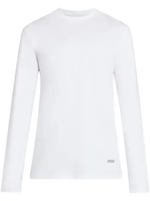 JIL SANDER Long-sleeved Cotton T-shirt - White