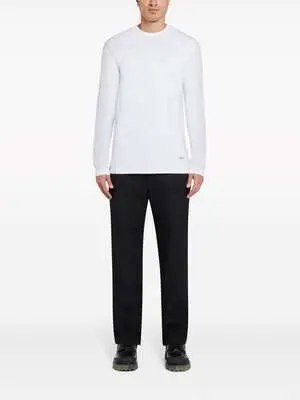 JIL SANDER Long-sleeved Cotton T-shirt - White