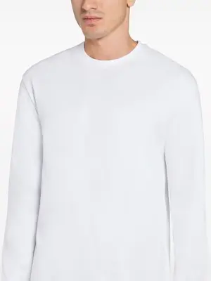 JIL SANDER Long-sleeved Cotton T-shirt - White
