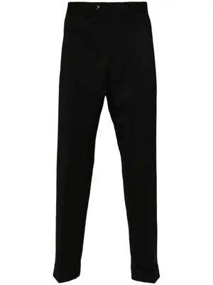 DELL'OGLIO Straight-leg Wool-blend Trousers