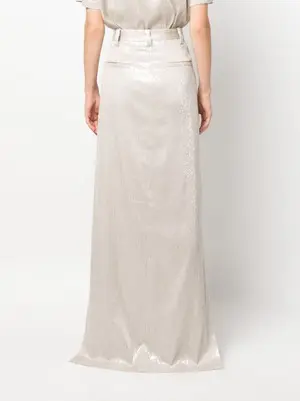 Brunello Cucinelli Sequin-embellished Maxi Skirt