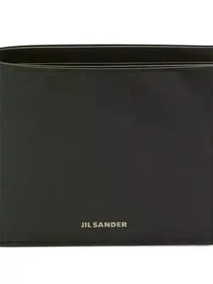 JIL SANDER Leather Bi-fold Wallet