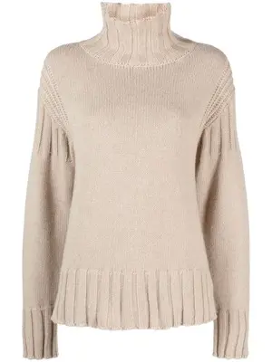 Chunky Roll Neck Jumper