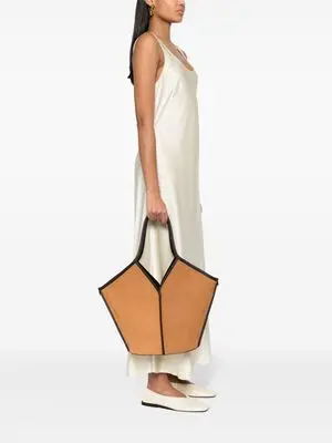 Hereu Calella Leather Tote - Brown