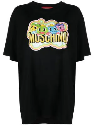 Moschino Cartoon-print Organic-cotton T-shirt