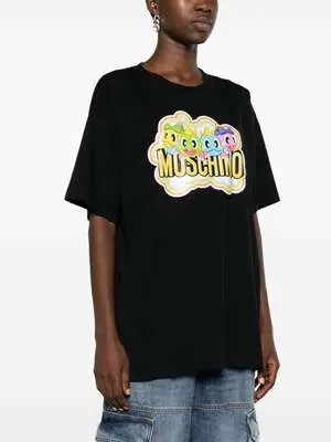 Moschino Cartoon-print Organic-cotton T-shirt
