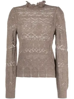 Women's Pointelle Knit Sweaters