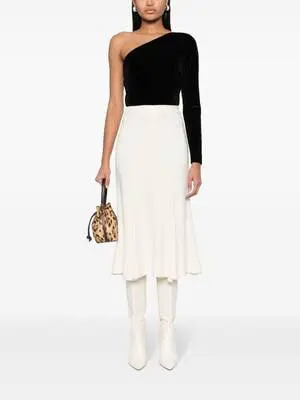 Polo Ralph Lauren One-shoulder Velvet Top