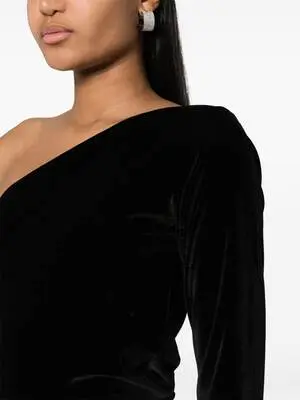 Polo Ralph Lauren One-shoulder Velvet Top