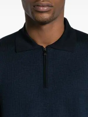 Corneliani Fine-knit Wool Polo Shirt