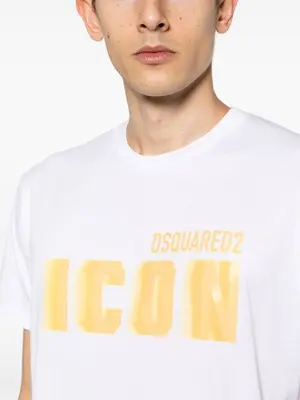 Dsquared2 Icon Blur-print Cotton T-shirt