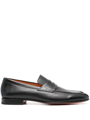 Santoni Mid Calf Loafers