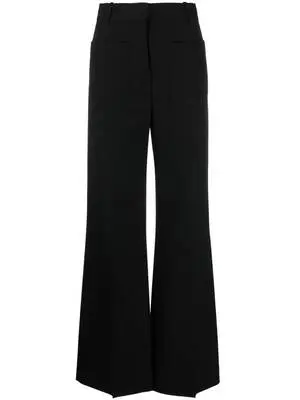 Victoria Beckham Alina Flared Trousers - Black