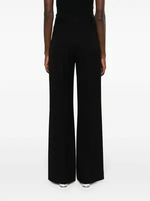 Victoria Beckham Alina Flared Trousers - Black