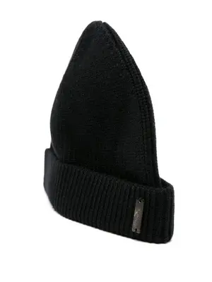 Corneliani Ribbed Virgin Wool Beanie