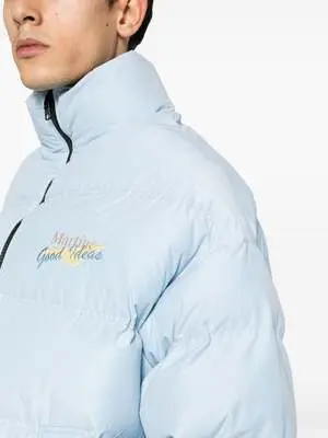 Martine Rose Logo-embroidered Padded Jacket