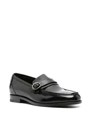 Tagliatore Buckled Leather Loafers