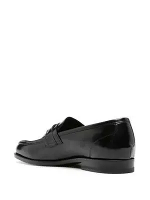 Tagliatore Buckled Leather Loafers