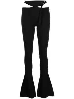 Attico Cut-out Flared Trousers